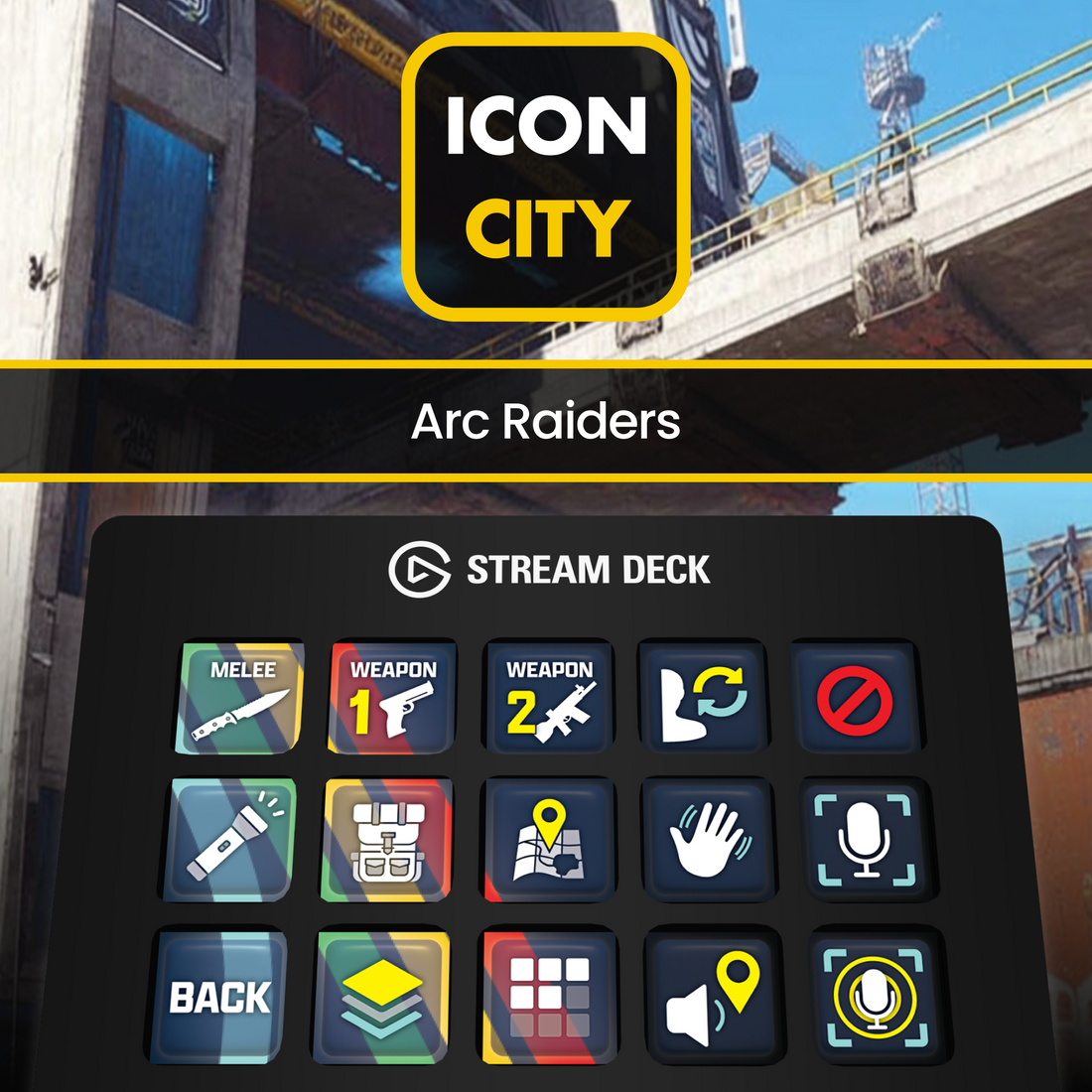 Arc Raiders - 37 Icons and Profiles for Elgato Stream Deck - iConCity.com