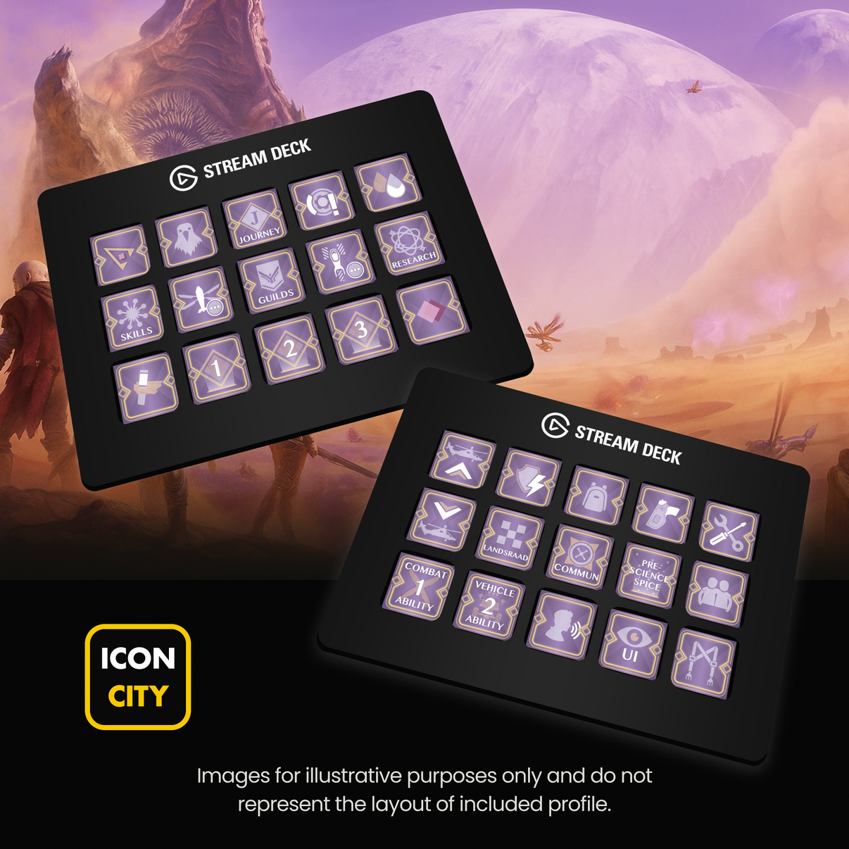 Dune: Awakening -70 Icons & Profiles for Elgato Stream Deck – iConCity.com