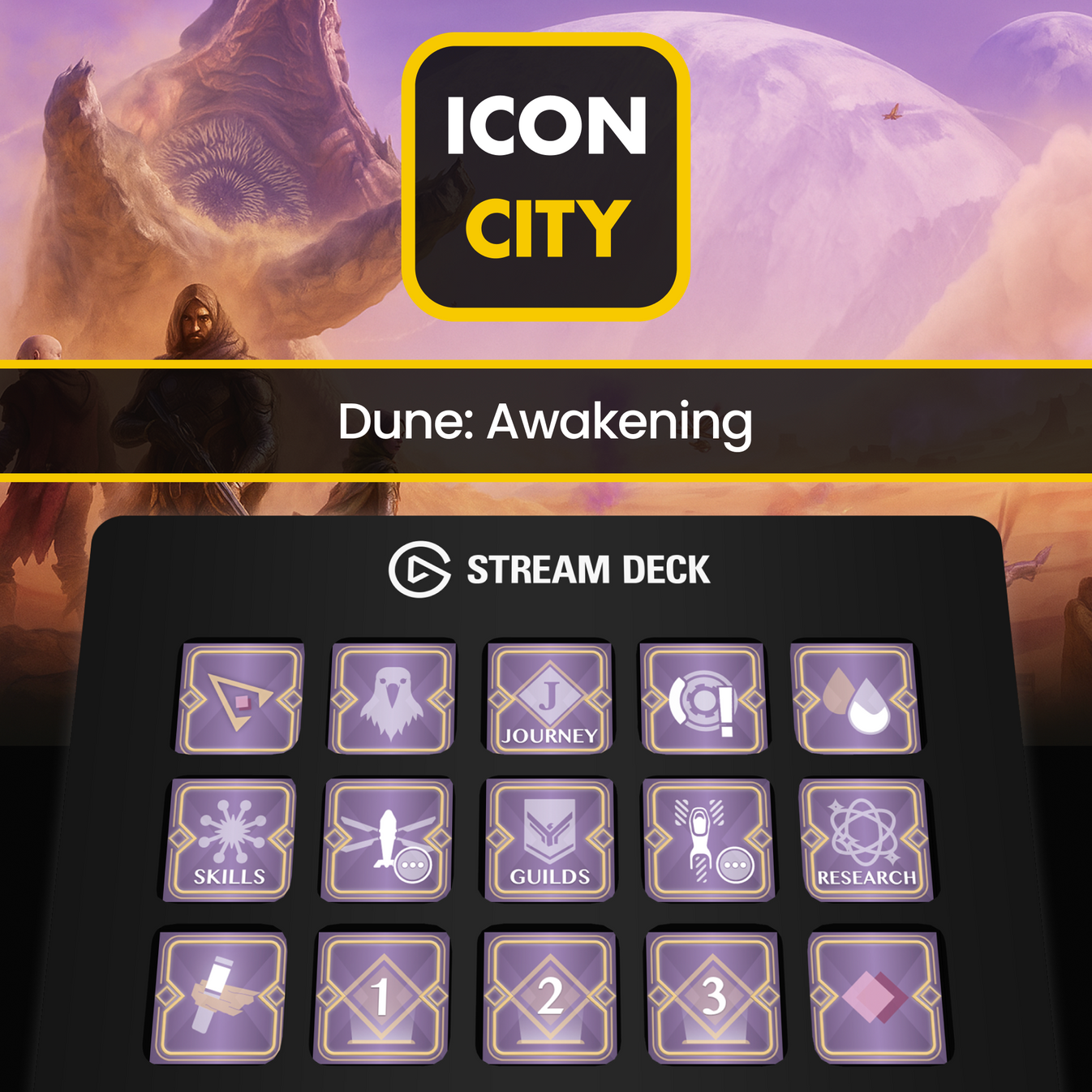 Dune: Awakening -70 Icons & Profiles for Elgato Stream Deck – iConCity.com