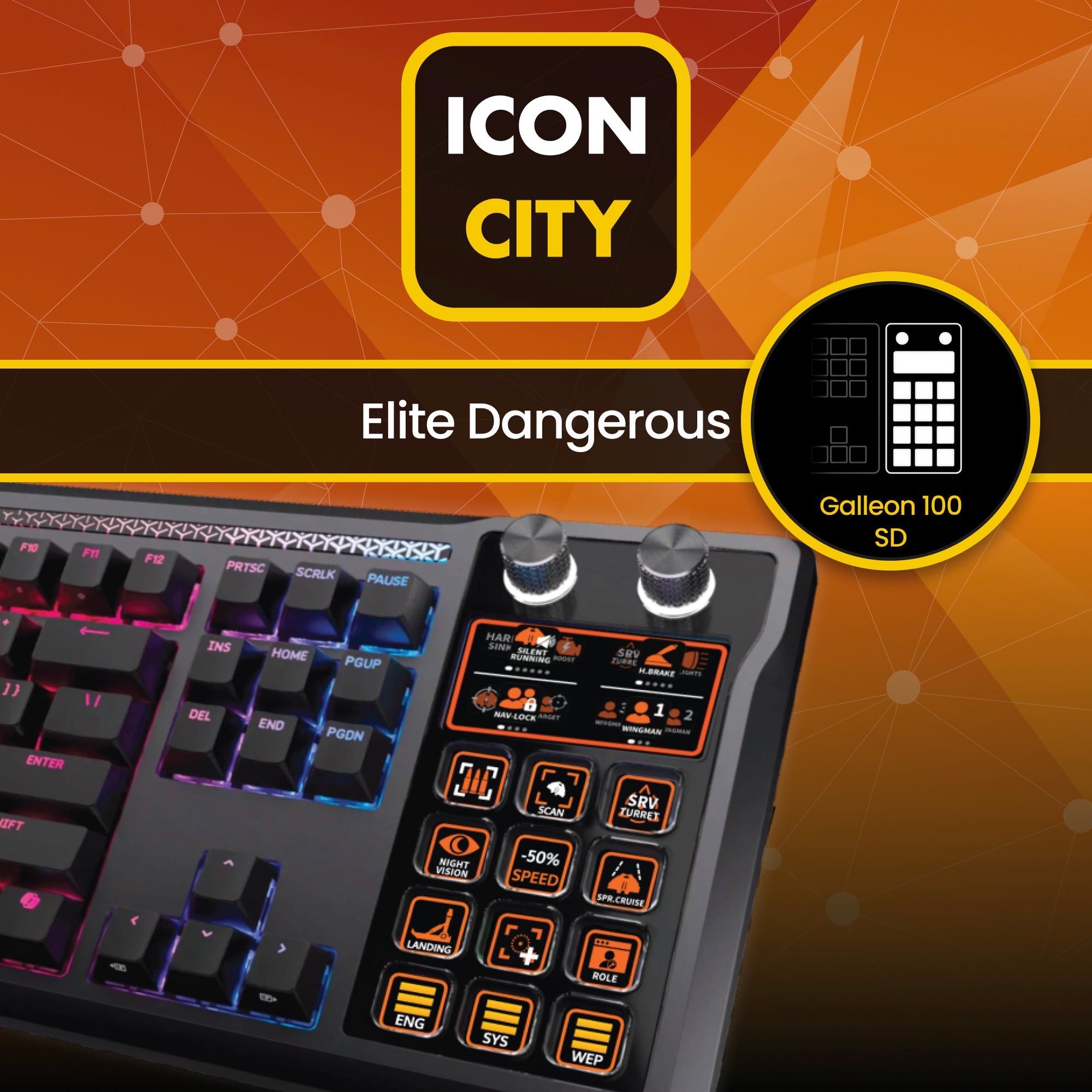 Elite Dangerous for Corsair Galleon 100 SD Keyboard- 200+ Icons and ...