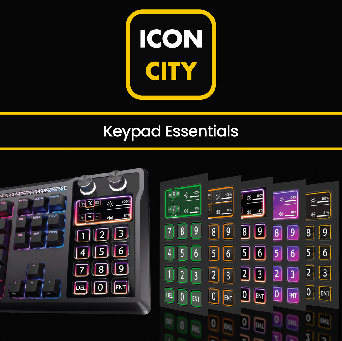 Essential Keypad / Numpad Icons and Profiles For the Corsair Galleon ...