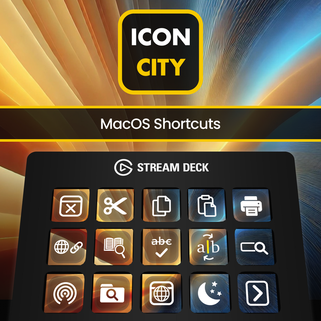 macOS Shortcuts - 163 Icons and Profiles for Elgato Stream Deck ...