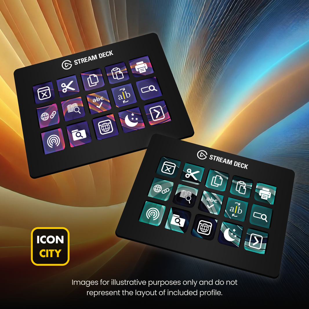 Icon Packs for Elgato Stream Deck – iConCity.com