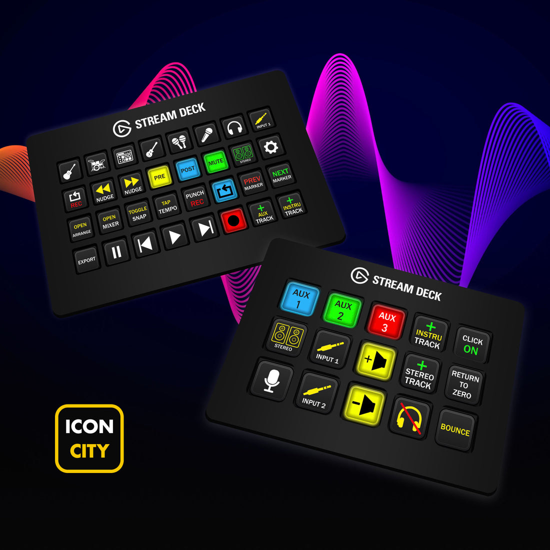 Audio Deck Studio - 224 Icons for Elgato Stream Deck – iConCity.com