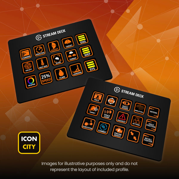 Elite Dangerous - 170 Icons for Elgato Stream Deck – iConCity.com