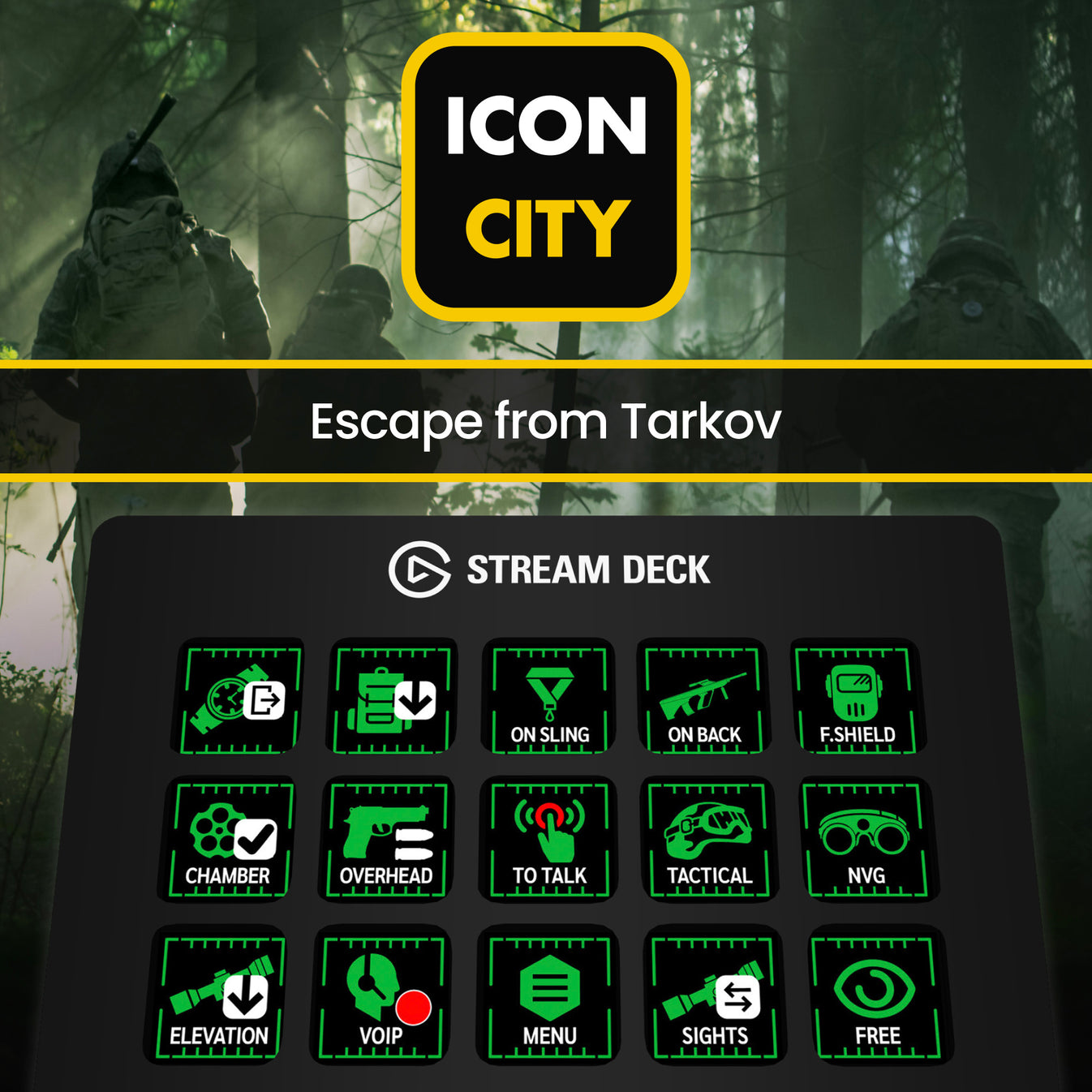 Escape from Tarkov - 95 Icons for Elgato Stream Deck – iConCity.com