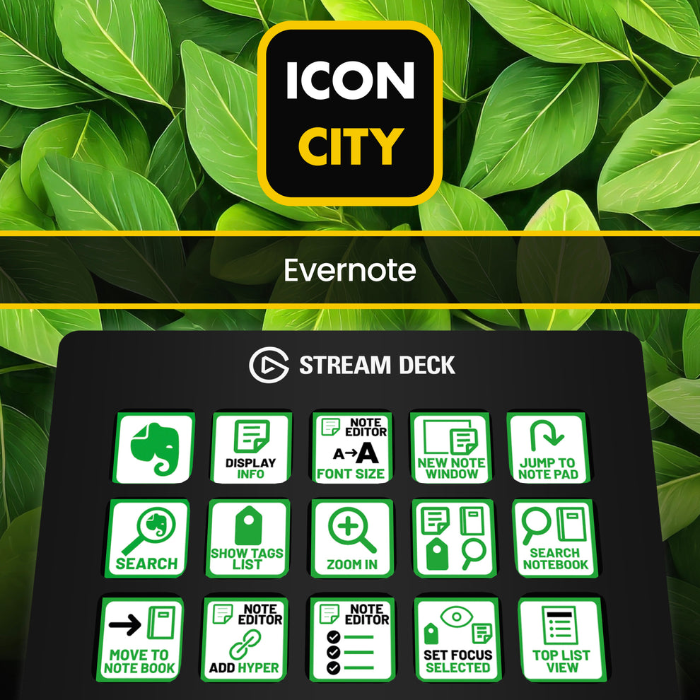 Evernote - 90 Icons for Elgato Stream Deck – iConCity.com