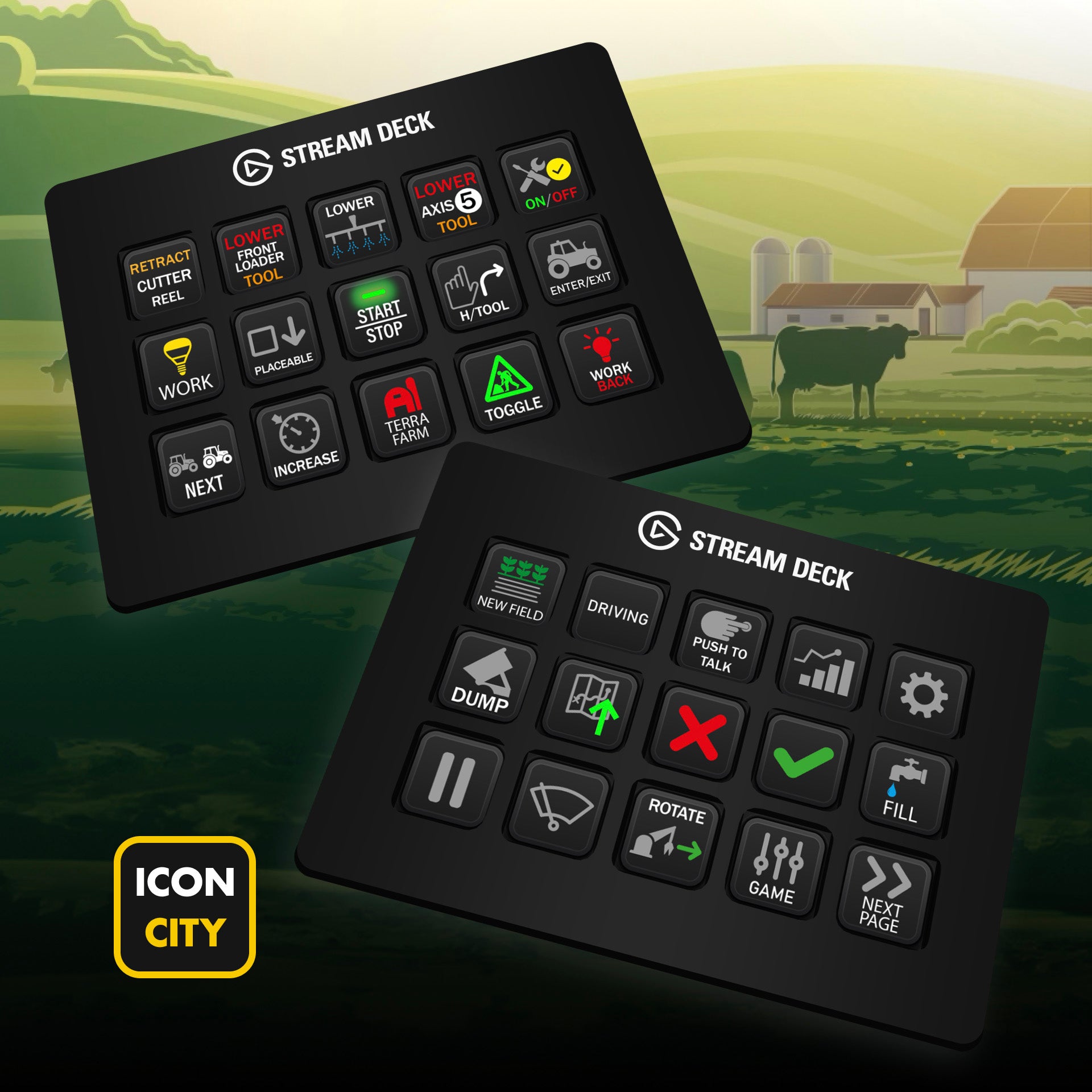 Farming Simulator 22 - 214 Icons for Elgato Stream Deck – iConCity.com
