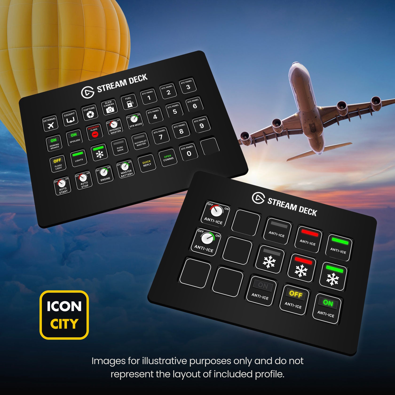 Flight Simulator 2024 Profile Pack - 1000+ Icons for Elgato Stream Deck ...