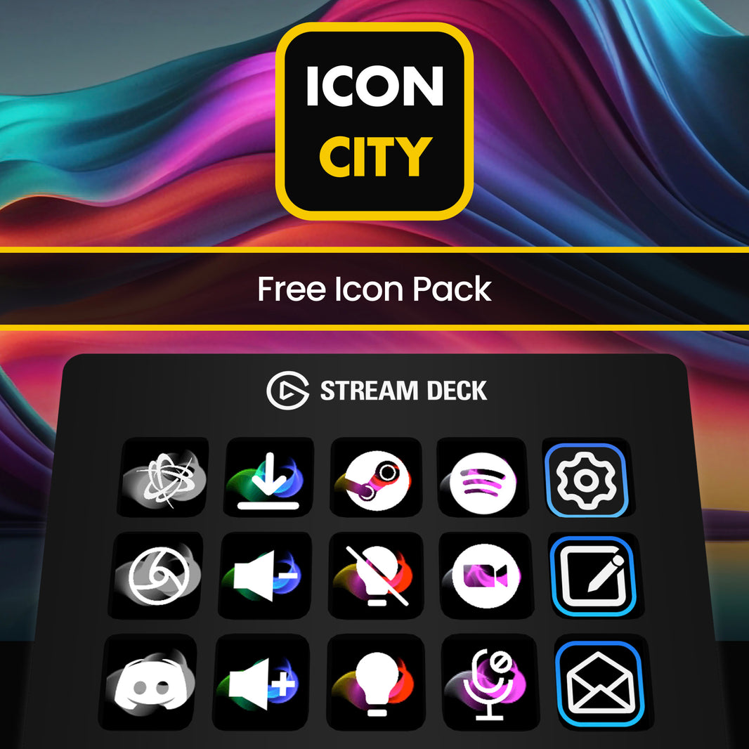 Free Elgato Stream Deck Icon Packs by iConCity – iConCity.com