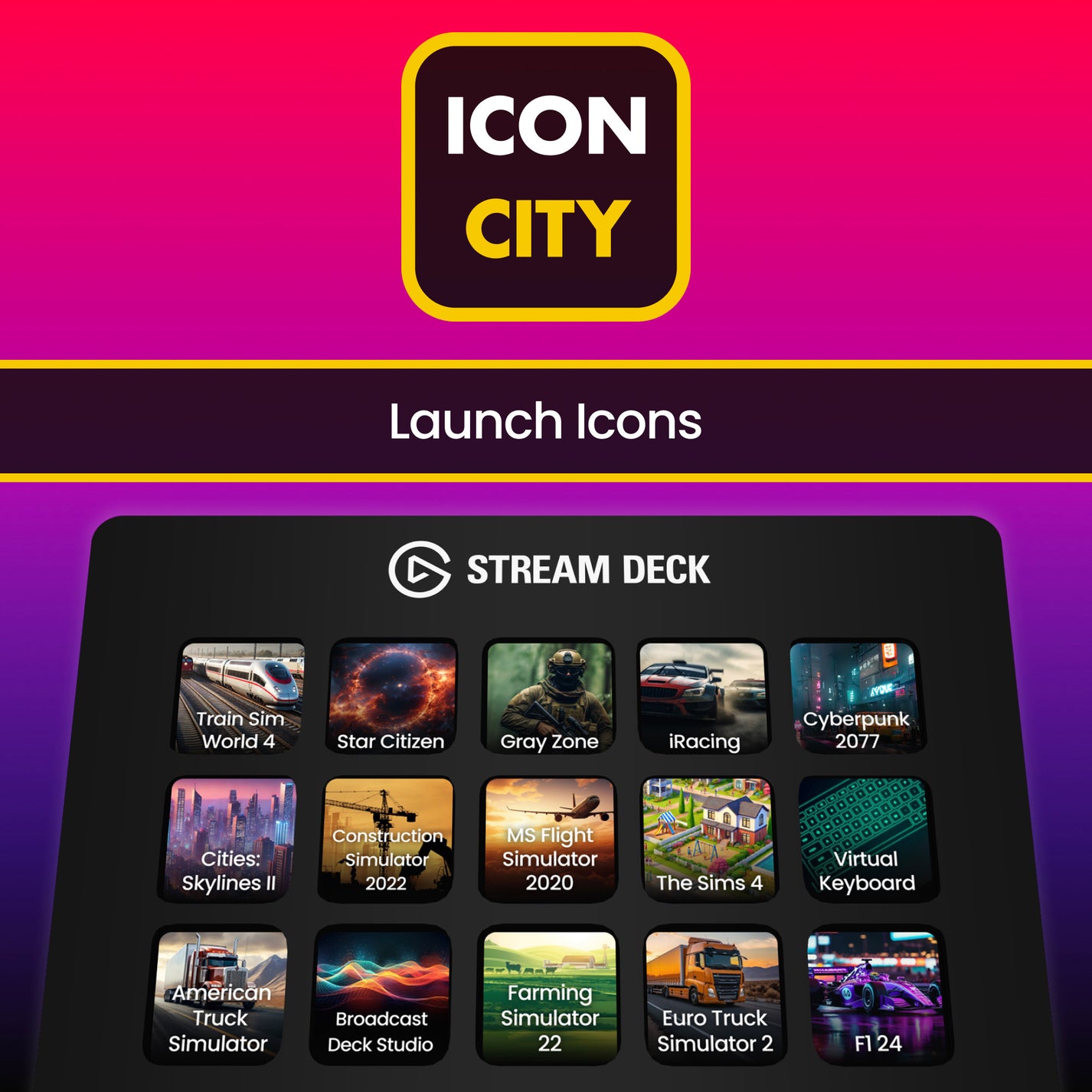 Launch Icons – iConCity.com
