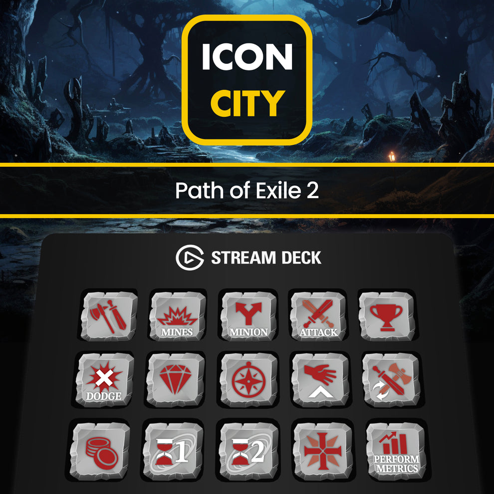 Path of Exile 2 - 57 Icons and Profiles for Elgato Stream Deck ...