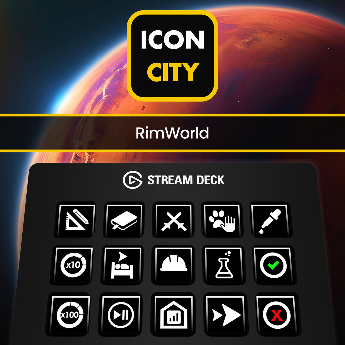 RimWorld - 54 Icons for Elgato Stream Deck – iConCity.com