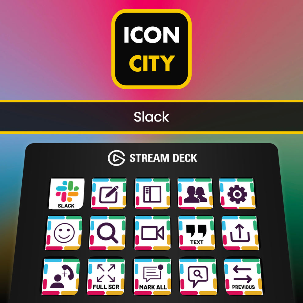 Slack - 40 Icons for Elgato Stream Deck – iConCity.com