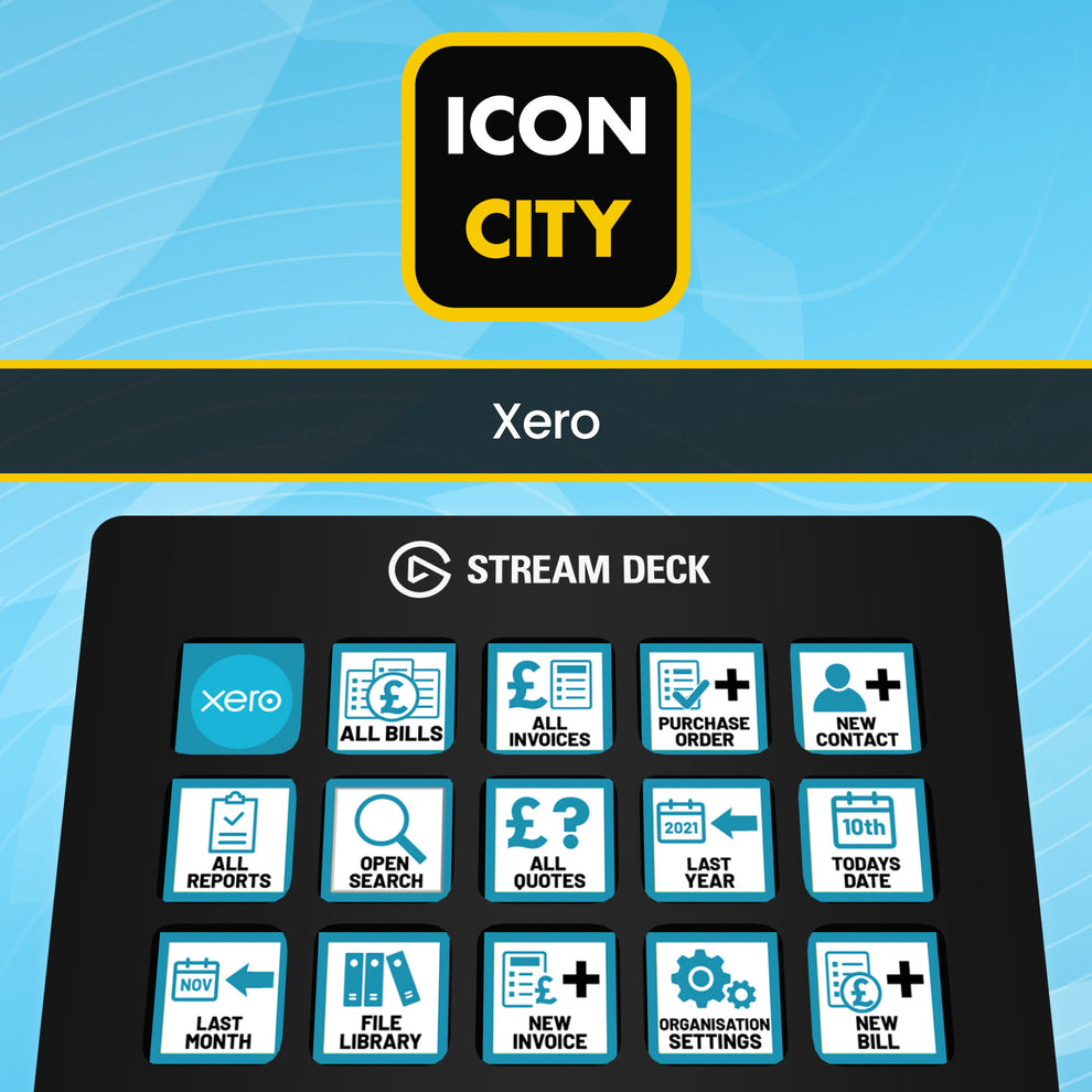 Xero - 44 Icons for Elgato Stream Deck – iConCity.com